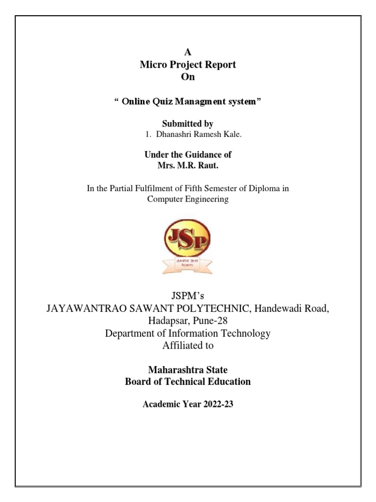 Online Quiz Managment System Pdf Net Beans Applications Software