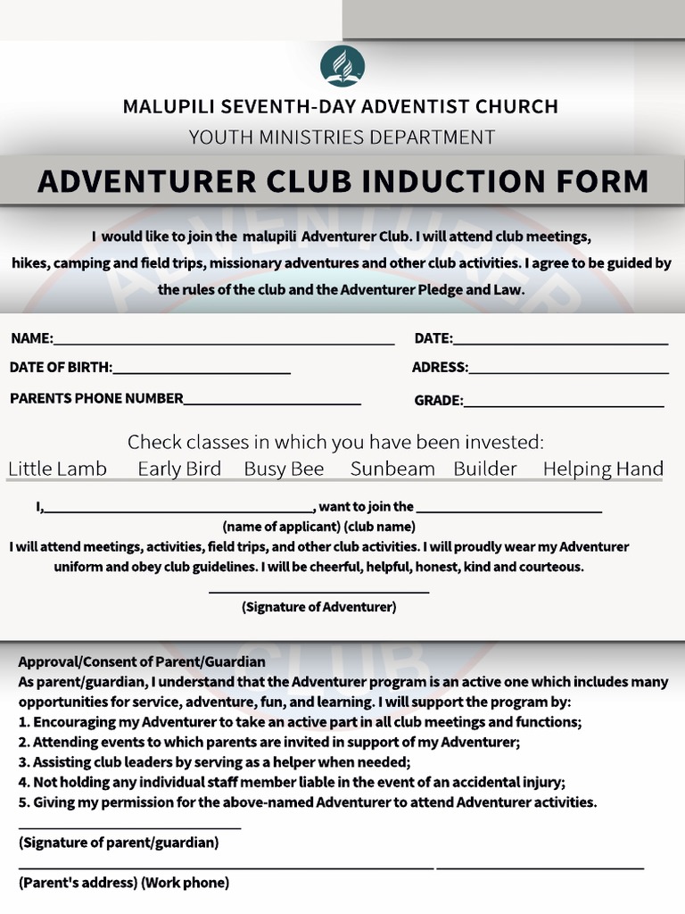 Adventurer Club Induction: A Concise yet Insightful Look at Joining a ...