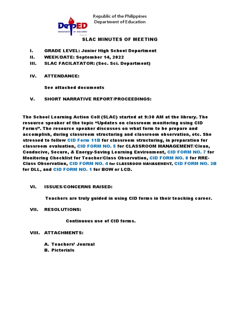 1st LAC On CID | PDF | Career & Growth