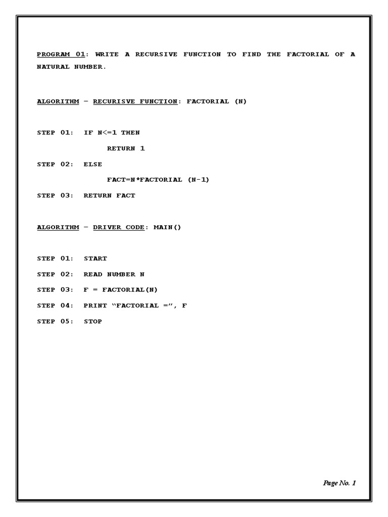 Recursive Functions for Math and Strings | PDF | Computer Program | Programming