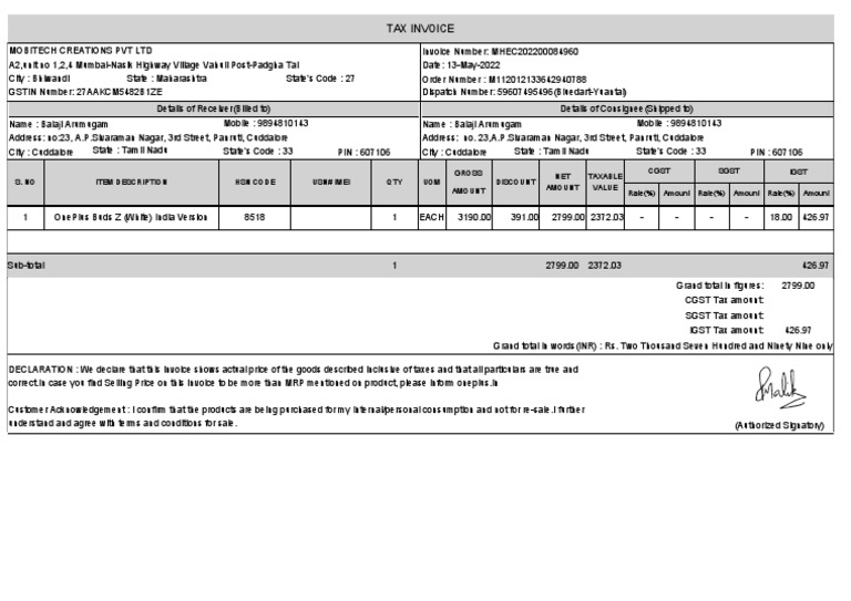 GTS10215 Headset Claim Invoice | PDF | Invoice | Market (Economics)