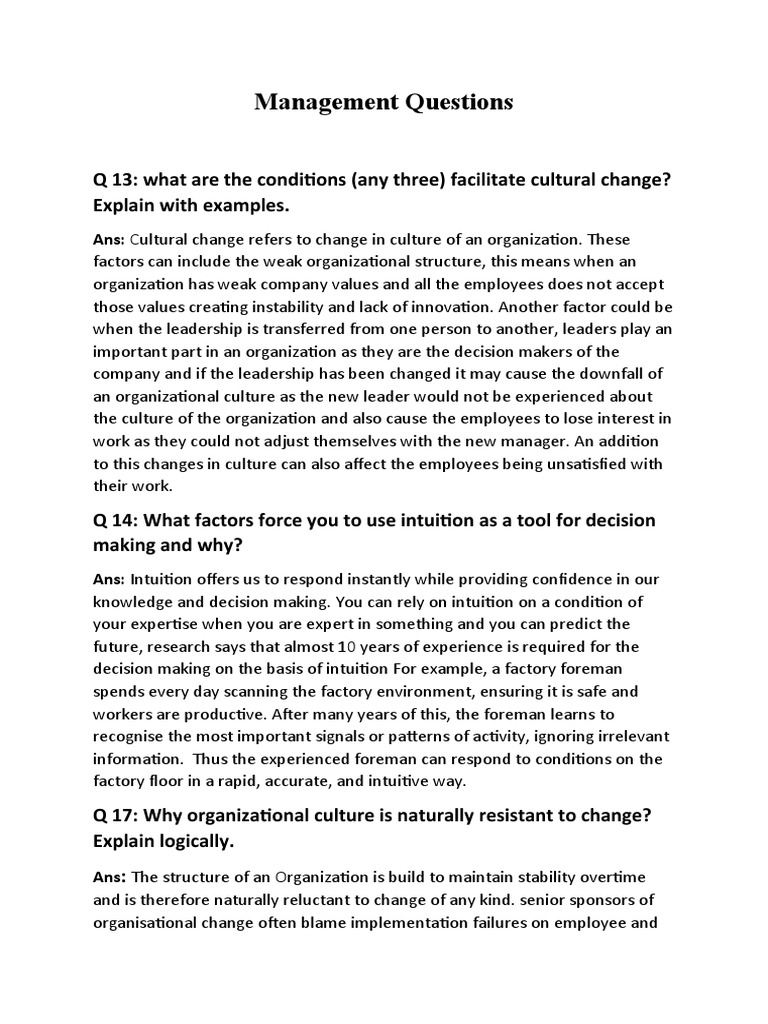 Management Assignment (Saad) | PDF