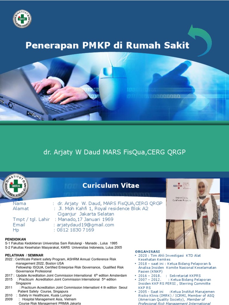 Penerapan PMKP RS Arjaty Daud 2022 | PDF | Health Care | Health Sciences