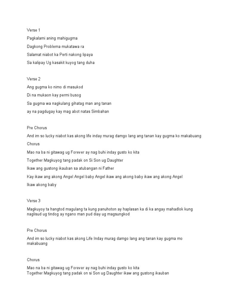 Angel Baby Bisaya | PDF