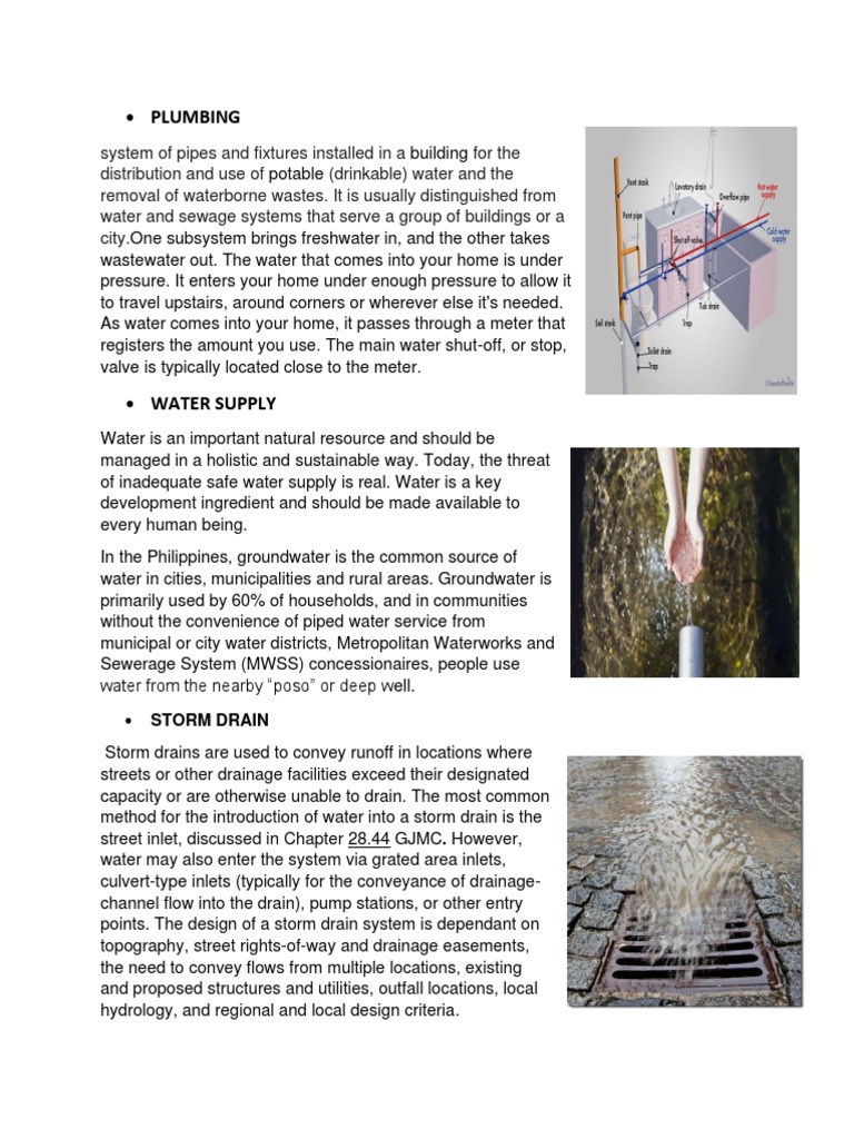 Plumbing Research | PDF | Plumbing | Sanitary Sewer