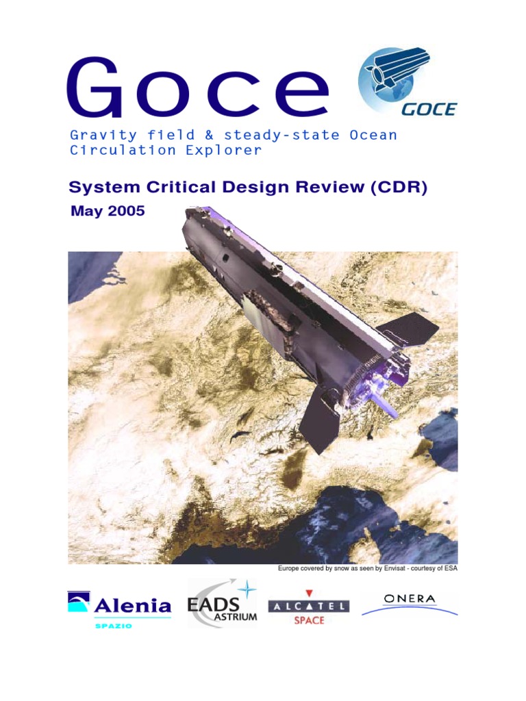 GOCE System Critical Design Review | PDF | Attitude Control ...