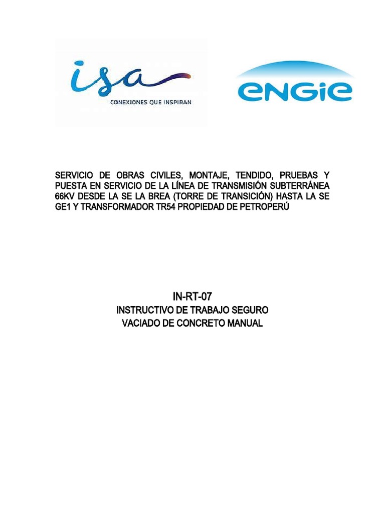 7.in-RT-07-Vaciado de Concreto Manual (00000004) | PDF | Hormigón