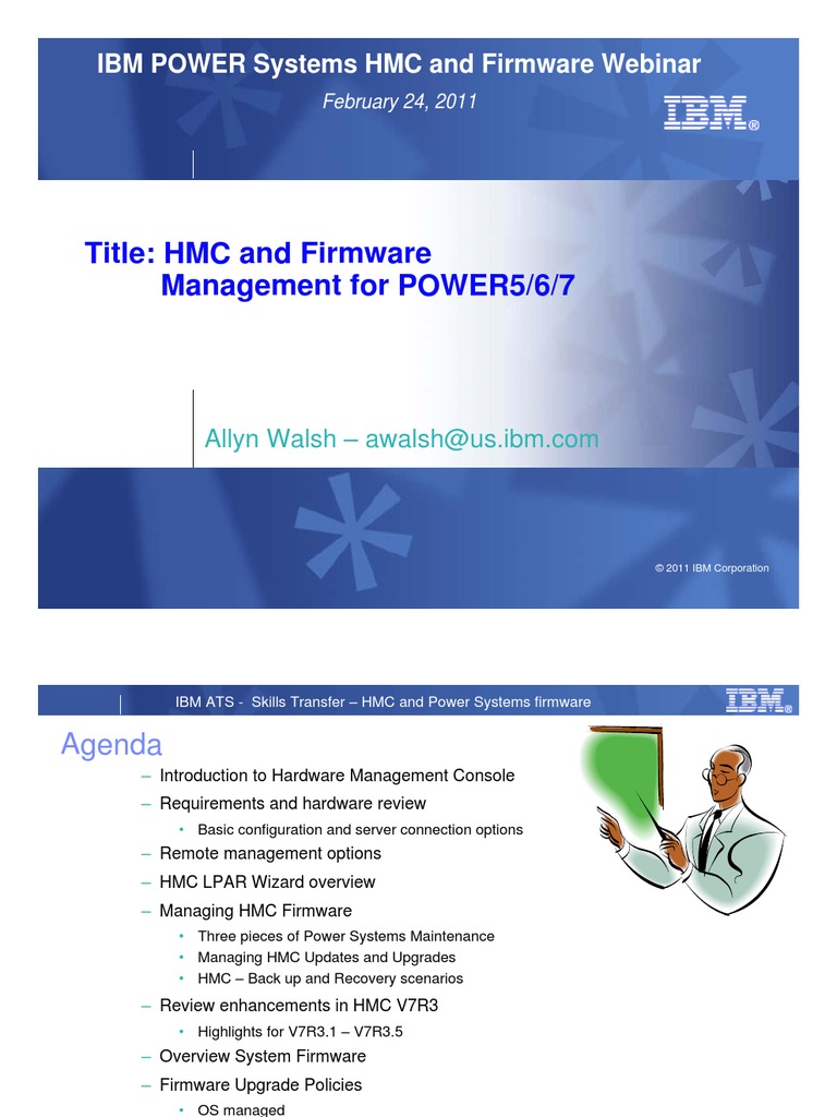 HMC+and+Firmware+AIX+VUG Feb+2011 | PDF | Booting | Operating System