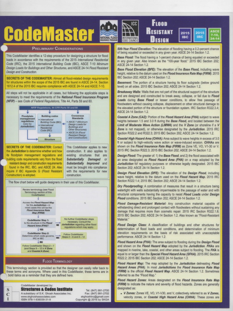 CodeMaster 2015 Flood Design | PDF