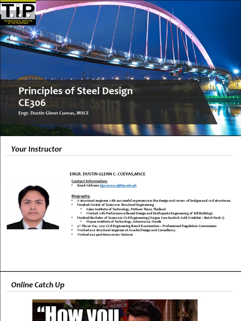 Lecture 1 Introduction To Steel Design Pdf Strength Of Materials