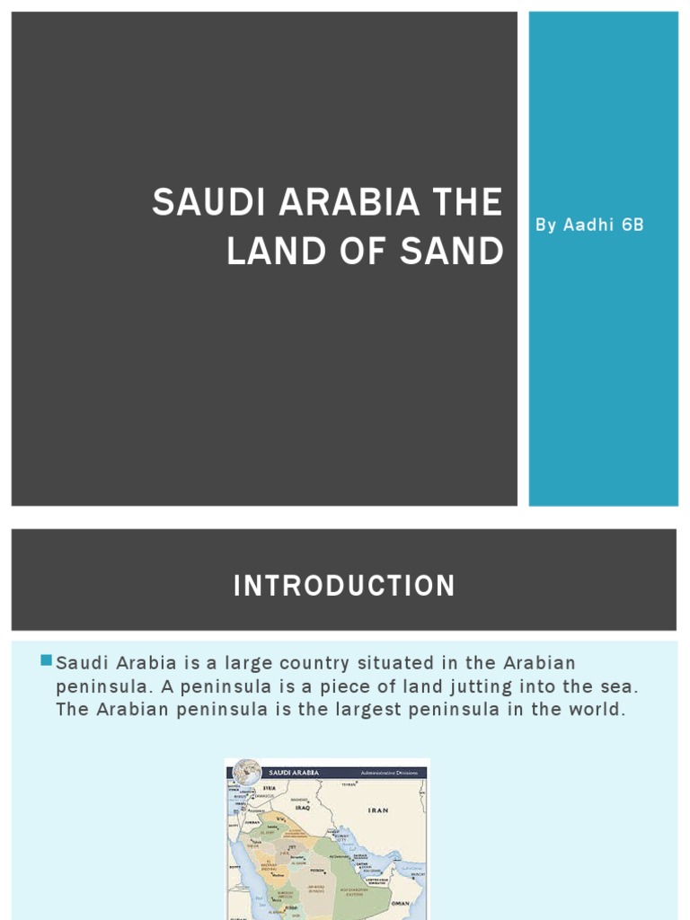 Saudi Arabia The Land of Sand | PDF