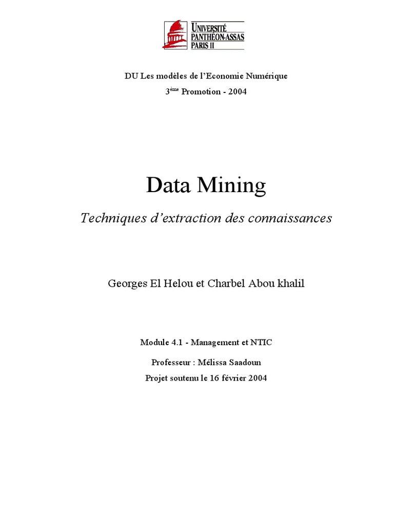 Data Mining Pdf