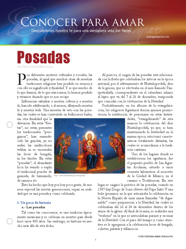 Posadas | PDF | María, madre de Jesús