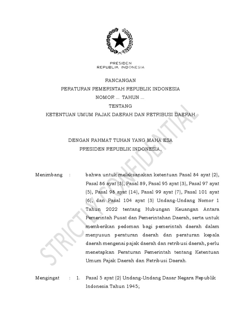 Draf RPP PDRD FINAL Konsultasi Publik | PDF