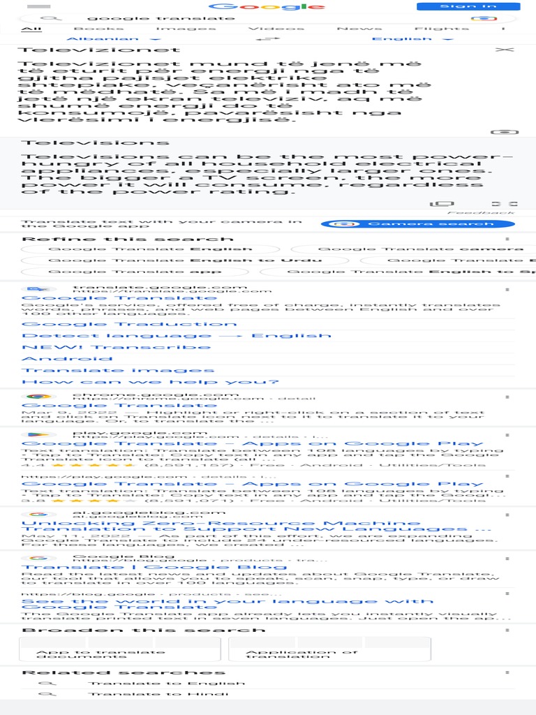 Google Translate - Google Search | PDF | Google Play | Android (Operating System)