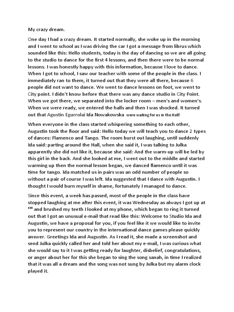 My Crazy Dream | PDF