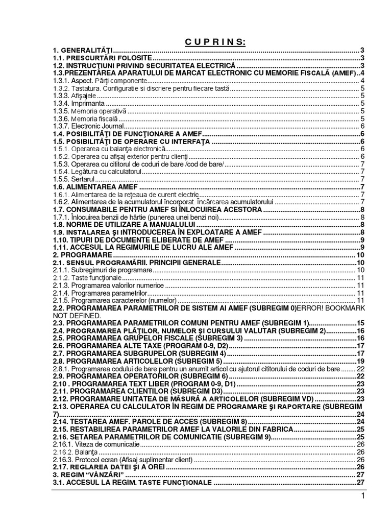User Manual Tremol m20-1 | PDF