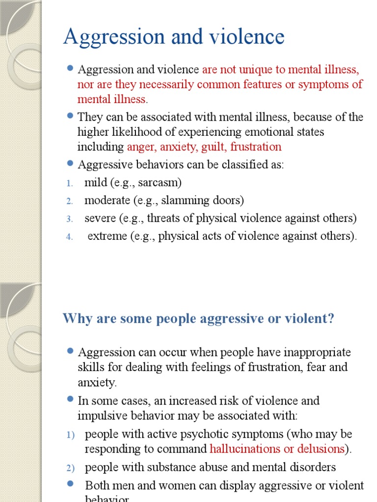 Agression | PDF | Aggression | Violence