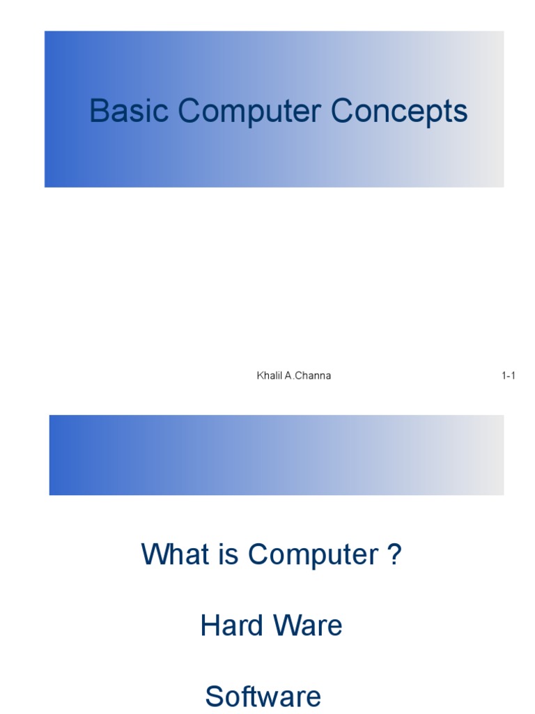 Computer Concepts Pdf Computer Data Storage Computer Virus