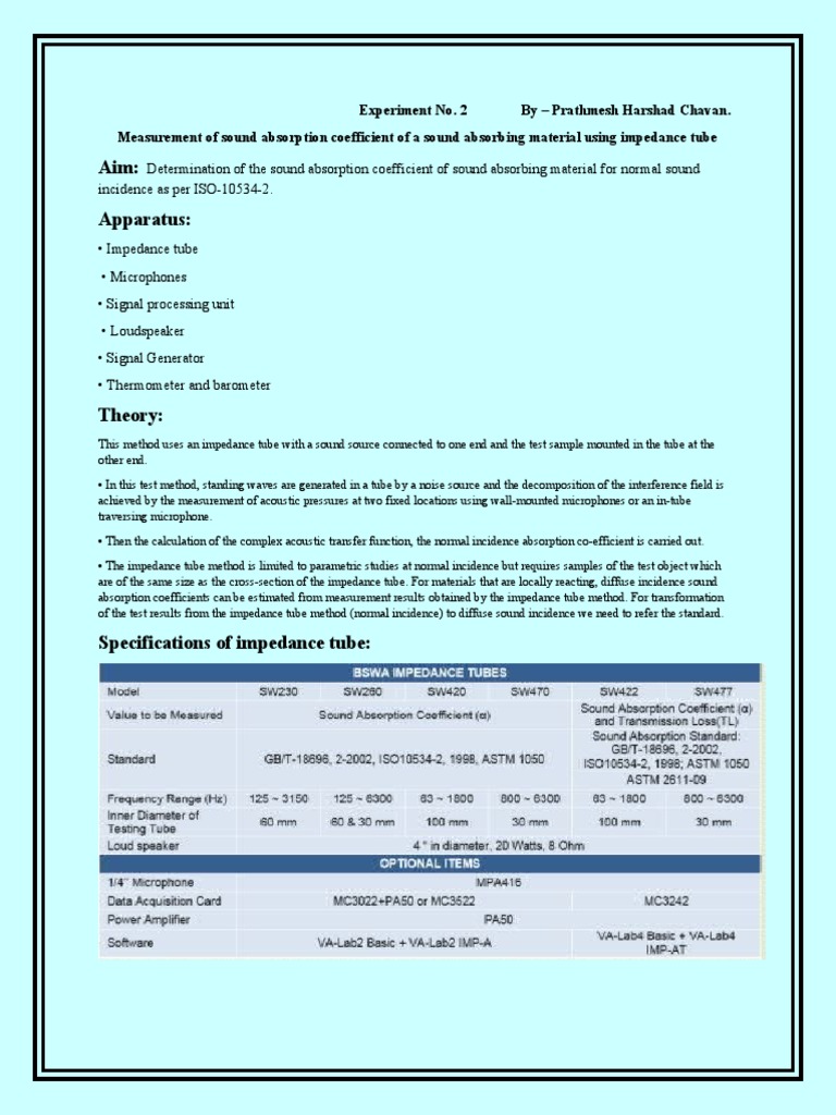 Nvsh Experiment No2 Prathmesh Chavan Pdf Microphone Frequency 