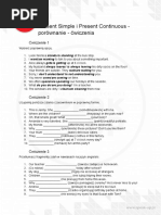 Cwiczenia Future Perfect Future Perfect Continuous Porownanie | PDF | Language Arts & Discipline ...