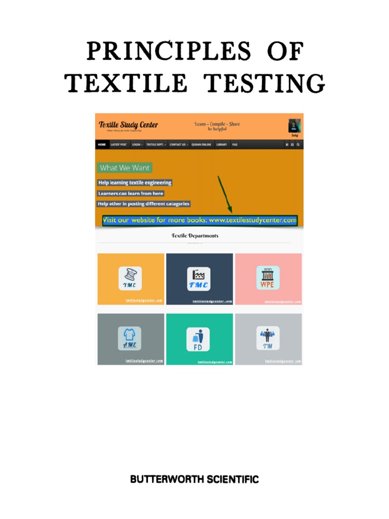 Principle of Textile Testing by J.E Booth | PDF