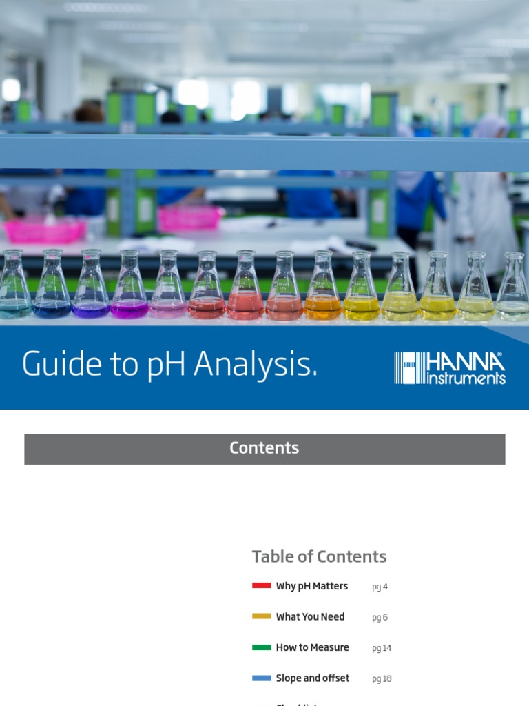 Guide To PH Analysis For Lab Ebook V2 | PDF | Ph | Materials