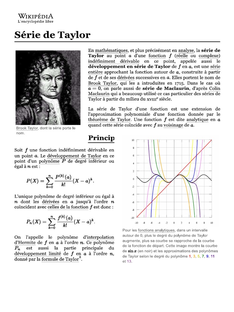Série de Taylor | PDF