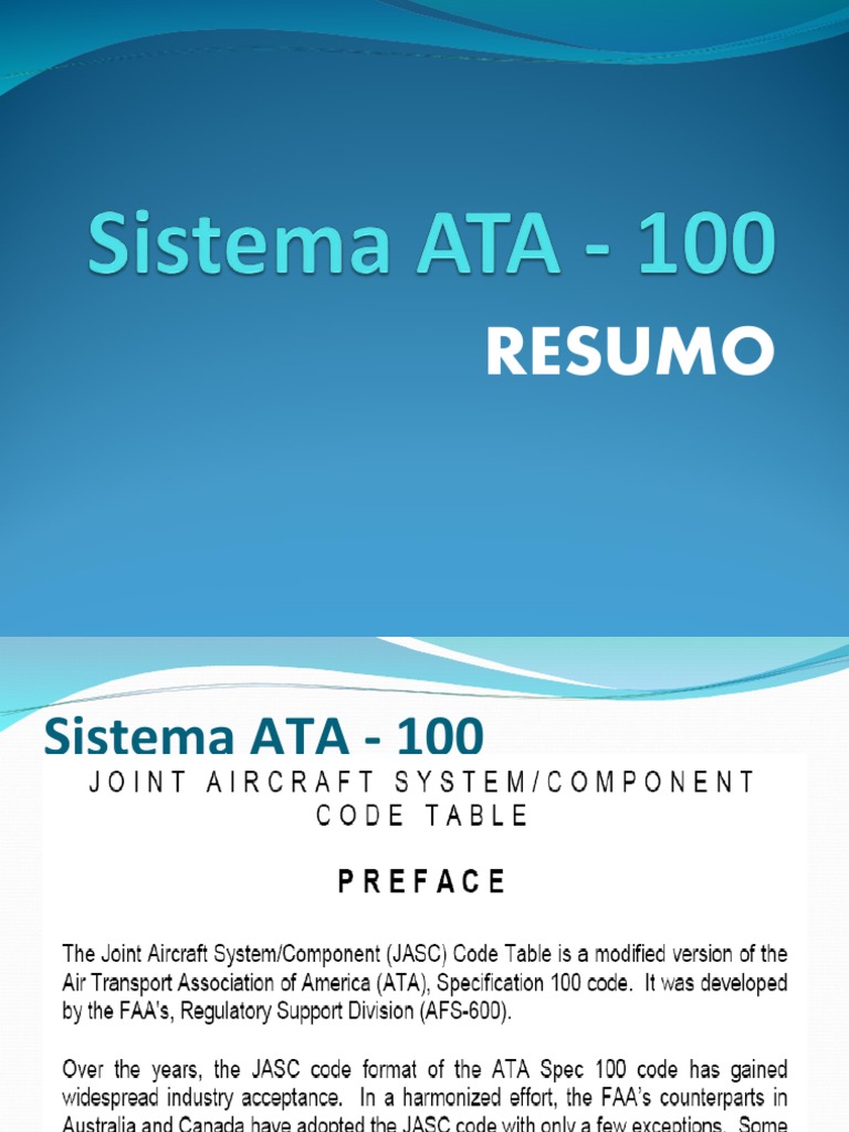 Sistema Ata 100 Atr 42 | PDF | Bens manufaturados | Aviação