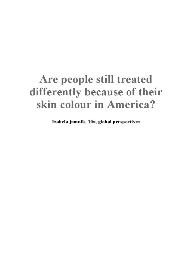 GP Individual Reflective Paper Done | PDF | Racism | Discrimination ...