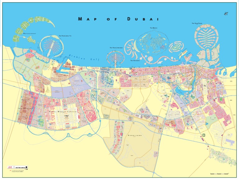 Dubai Map - Printable | PDF | Dubai | Hotel