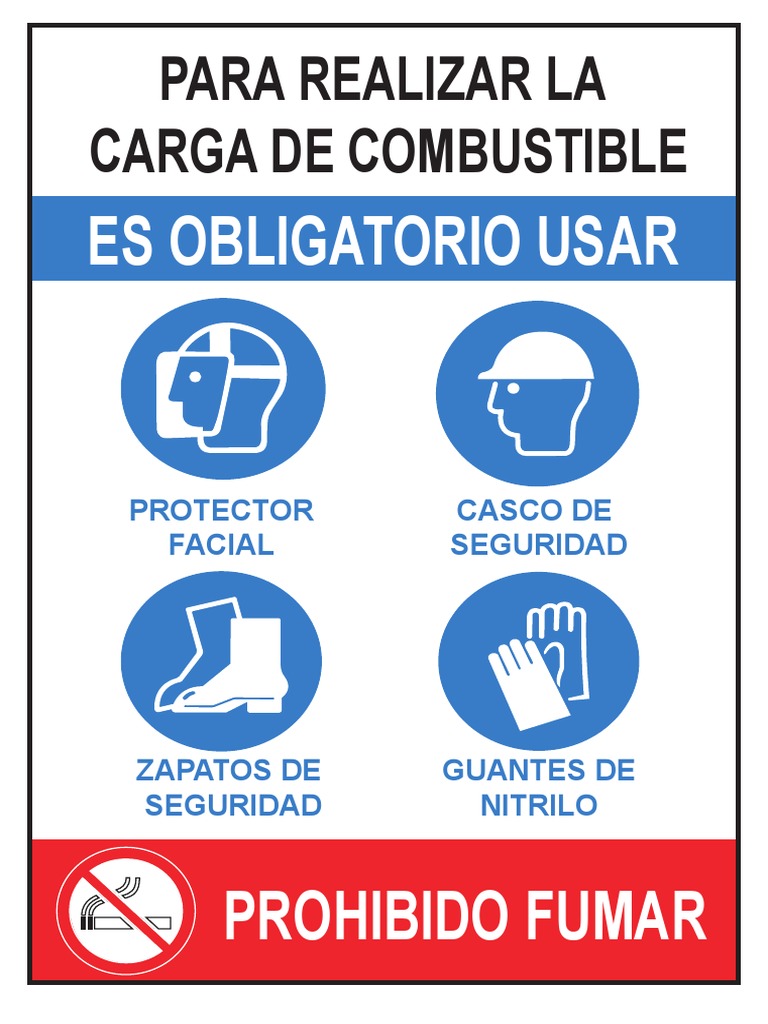 Uso Obligatorio de EPP para Carga de Combustible | PDF | Hogar ...