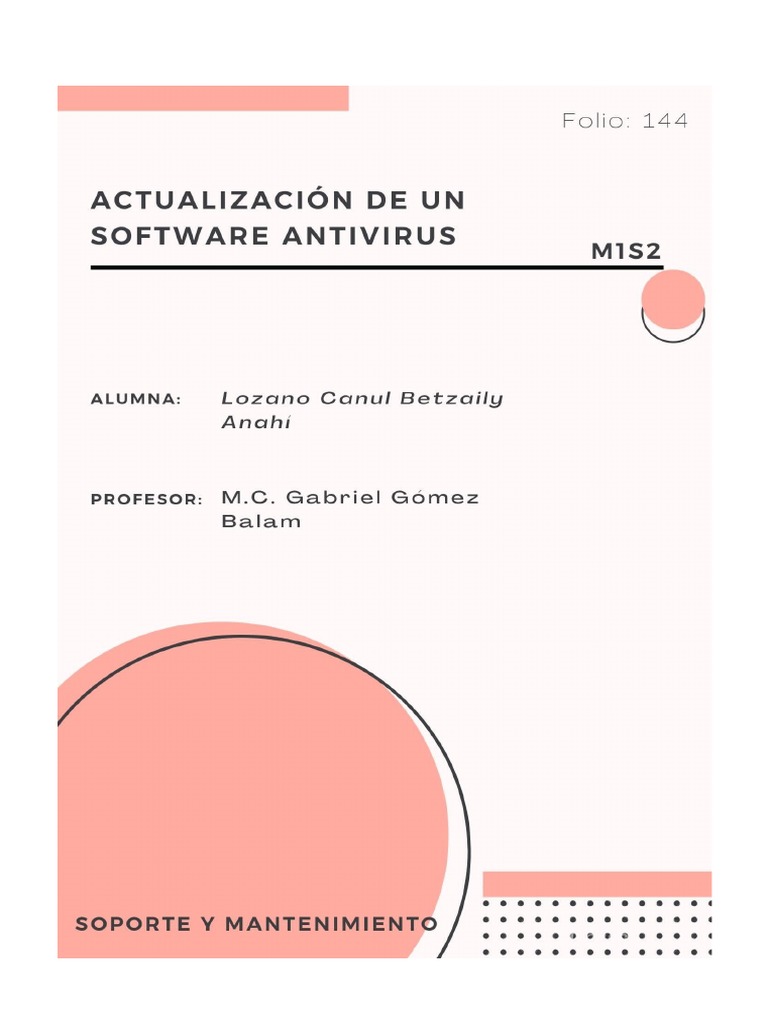 Actualización de Antivirus | PDF