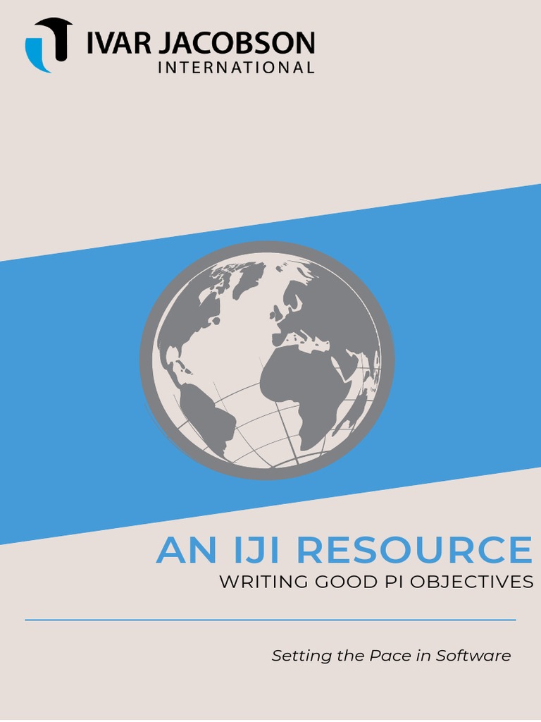 Writing Good PI Objectives | PDF | Scrum (Software Development) | Agile ...
