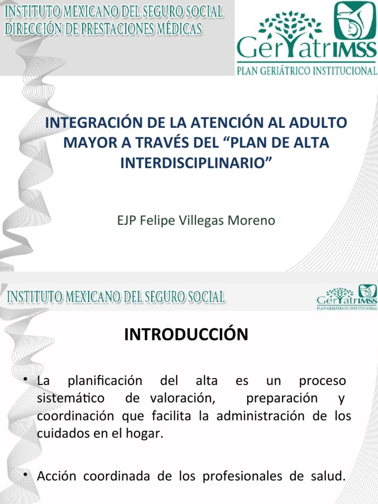 16.plan de Alta | PDF | Dieta | Trabajo Social