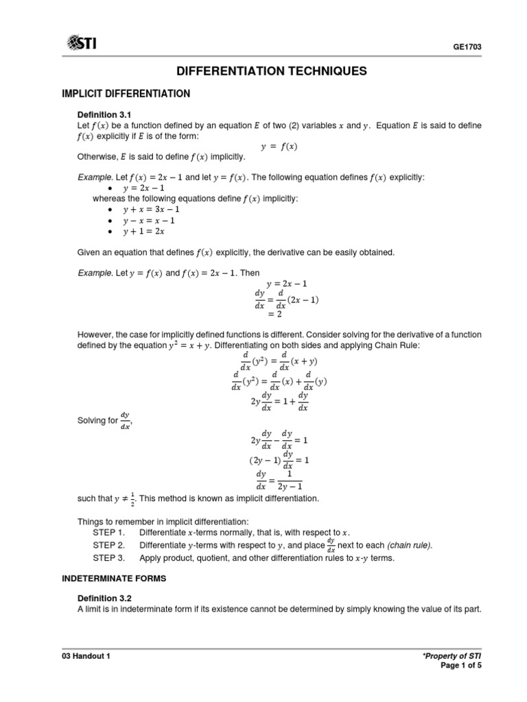 Module In Calculus Download Free Pdf Derivative Function Mathematics