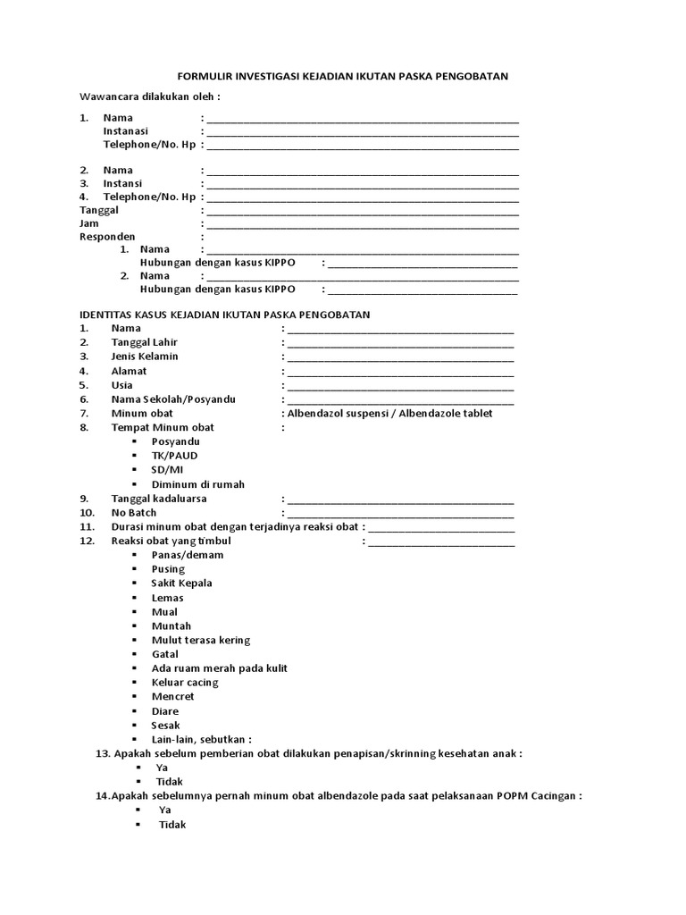 Instrumen Kippo | PDF