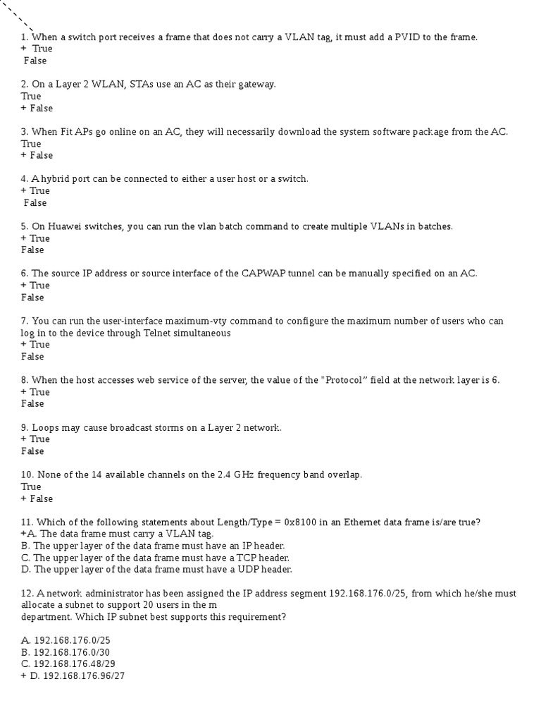 Toaz - Info Hcia Datacom PR | PDF | Computer Network | Osi Model