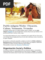 Pueblo Wichís【 Características, Vestimenta, Ubicación y Tradiciones 】 | PDF