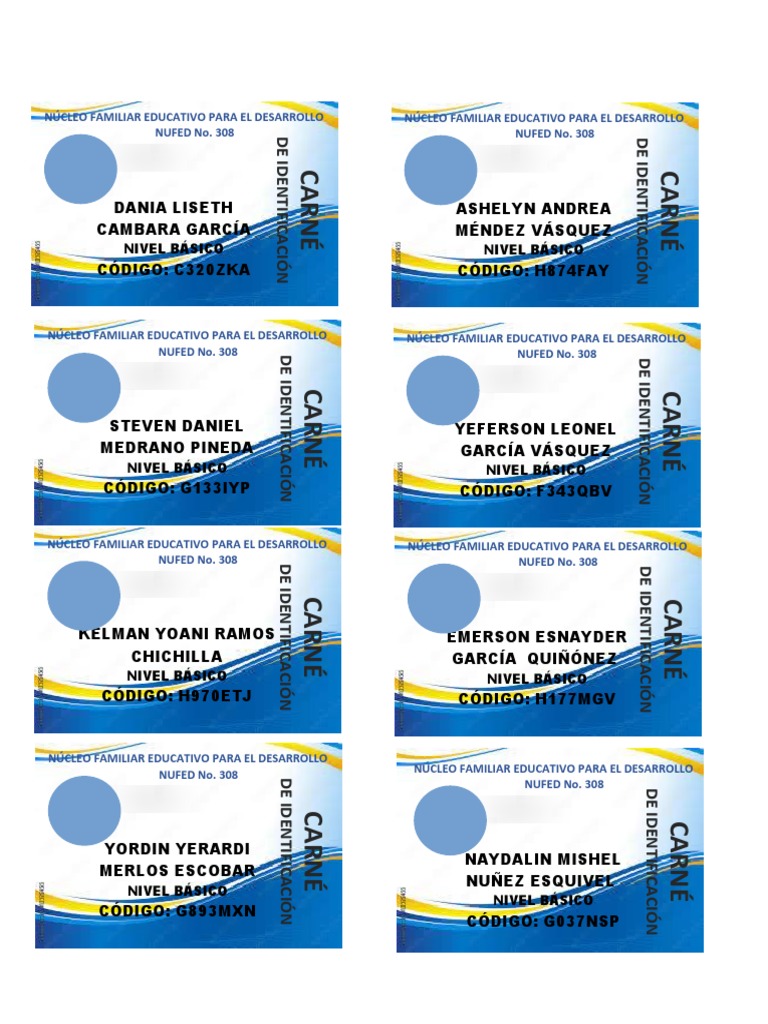 Identificación NUFED Nivel Básico | PDF