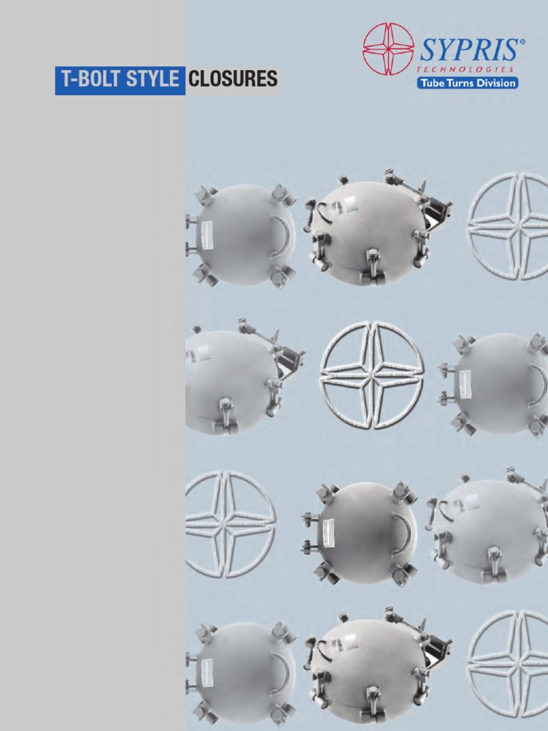 T-Bolt Closure Brochure | PDF | Screw | Sales