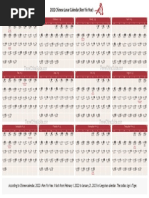 Myanmar English Calendar 2026 | PDF