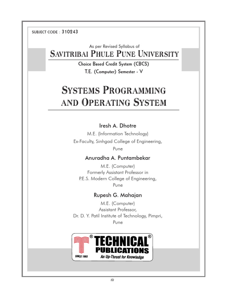System Programing And Operating System Pdf Operating System Thread Computing