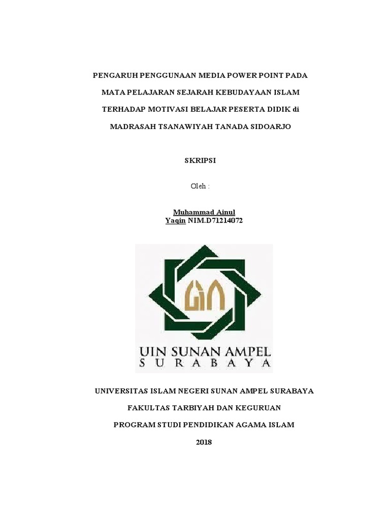 Pengaruh Penggunaan Media Power Point Pada Mata Ski | PDF | Ilmu Sosial Pengaruh Penggunaan Media Power Point Pada Mata Ski | PDF | Ilmu Sosial