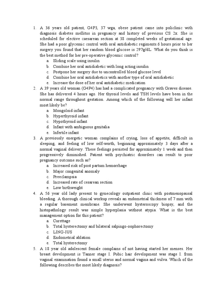 Ats Menjawab Soal Unas November 2021 Edited | PDF | Pregnancy | Ovarian Cancer