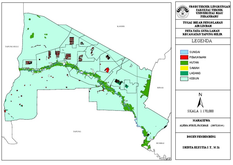 Peta Tata Guna Lahan Fina | PDF