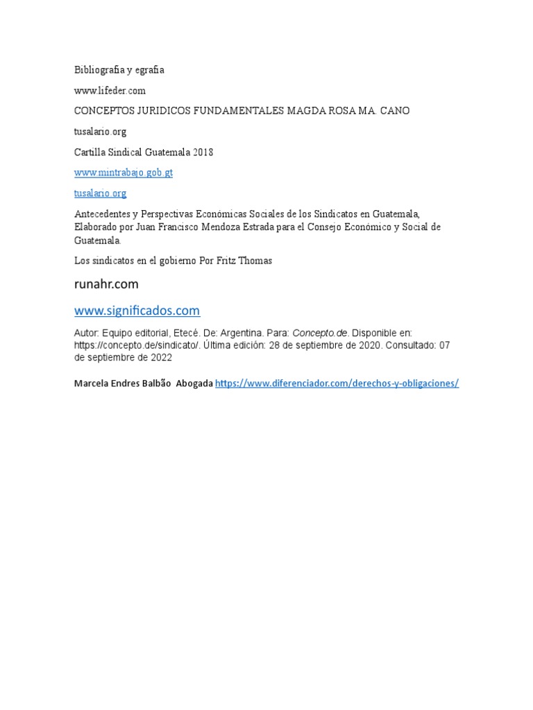 Bibliografia y Egrafia | PDF | Sindicato | Guatemala