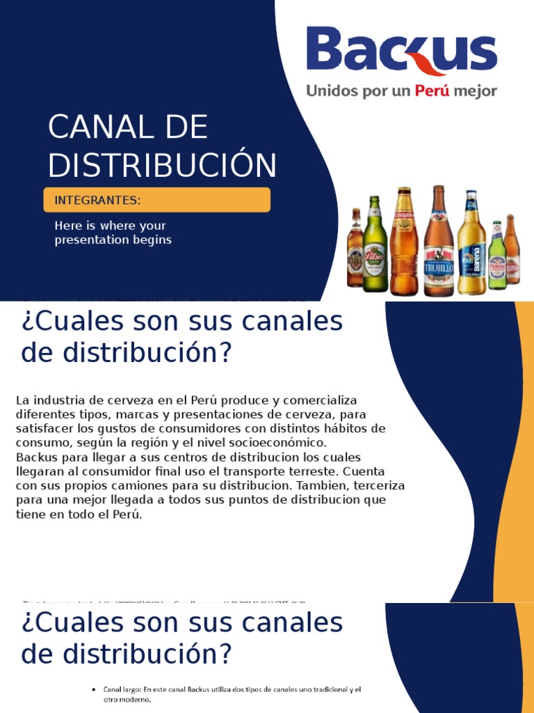 Canales de Distribucion de Backus | PDF