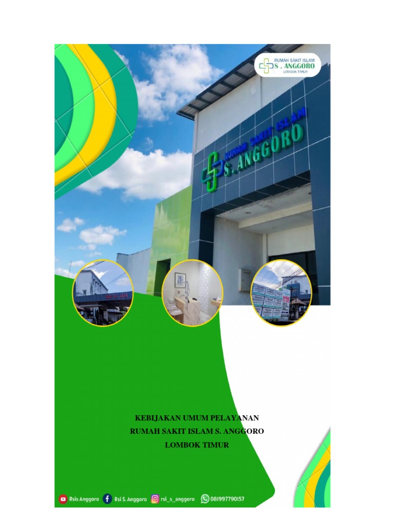 Kebijakan Umum Pelayanan Rsi S. Anggoro | PDF | Pengembangan Diri | Kesehatan Holistik