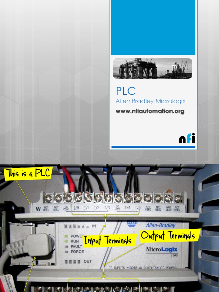 PLC Allen Bradley Micrologix | PDF | Programmable Logic Controller | Central Processing Unit